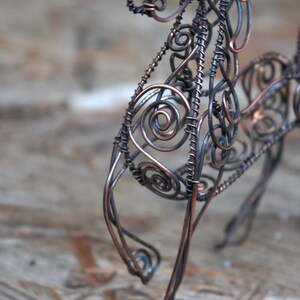 Unicorn Sculpture - Mini Real Wire Wrapped Unicorn- Metal Unicorn - Etsy
