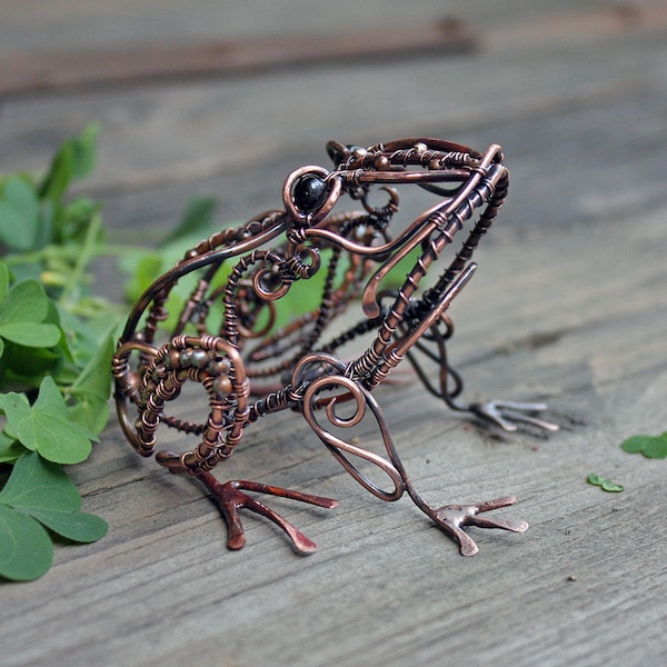 Frog Wire Sculpture - Etsy
