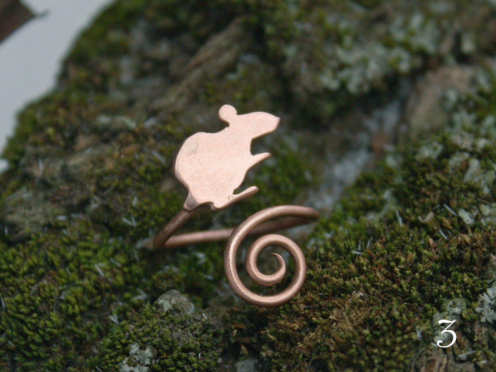 Rat's Ring - Mouse's Ring - Animal Ring - Rat's Lover Ring - Small ...