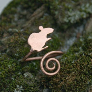 Rat's Ring - Mouse's Ring - Animal Ring - Rat's Lover Ring - Small ...