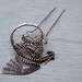 Copper Dragon Hairpin Wirewrapped Dragon Hairpin With - Etsy