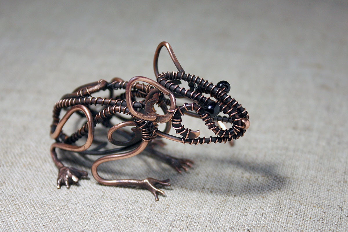 Mouse Sculpture - Mini Real Wire Wrapped Mouse - Metal Mouse - Etsy Canada