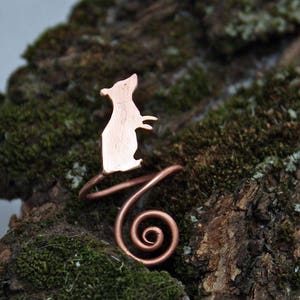 Rat's Ring - Mouse's Ring - Animal Ring - Rat's Lover Ring - Small ...