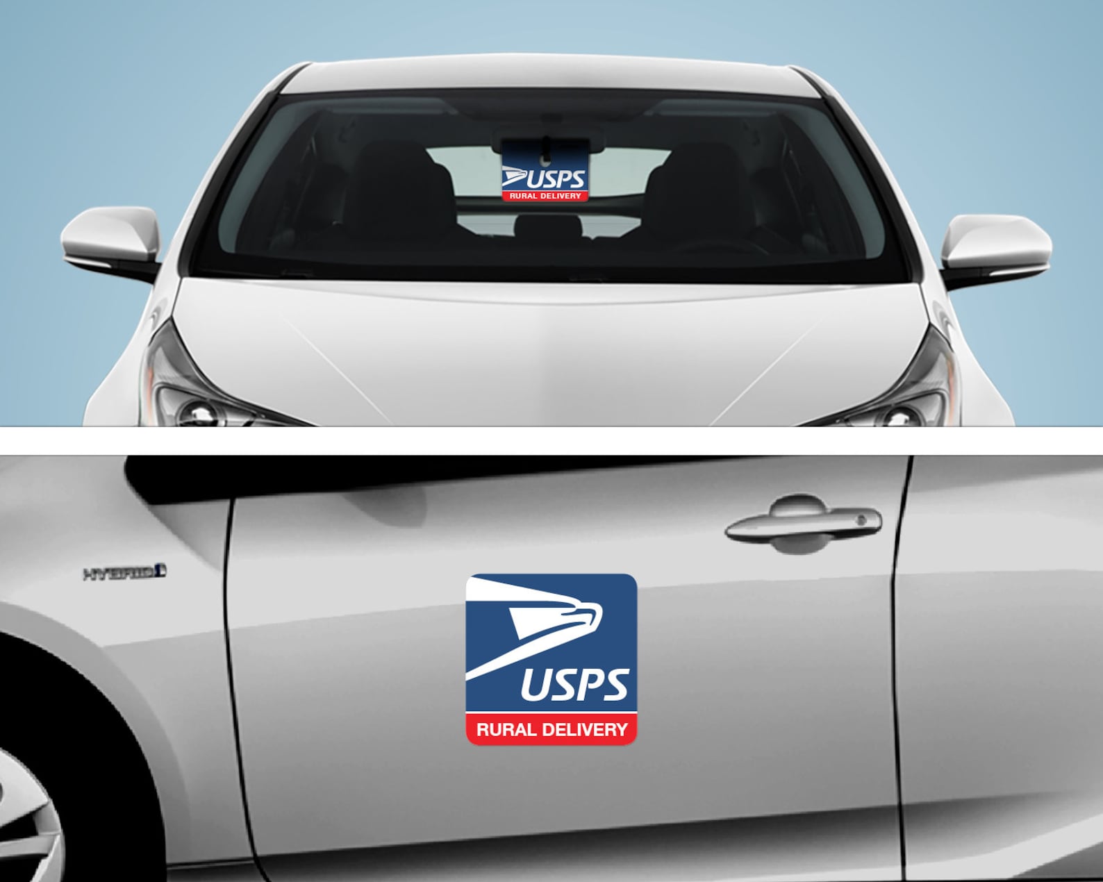 USPS Rural Carrier Ultimate Signage Bundle Magnets Mirror | Etsy