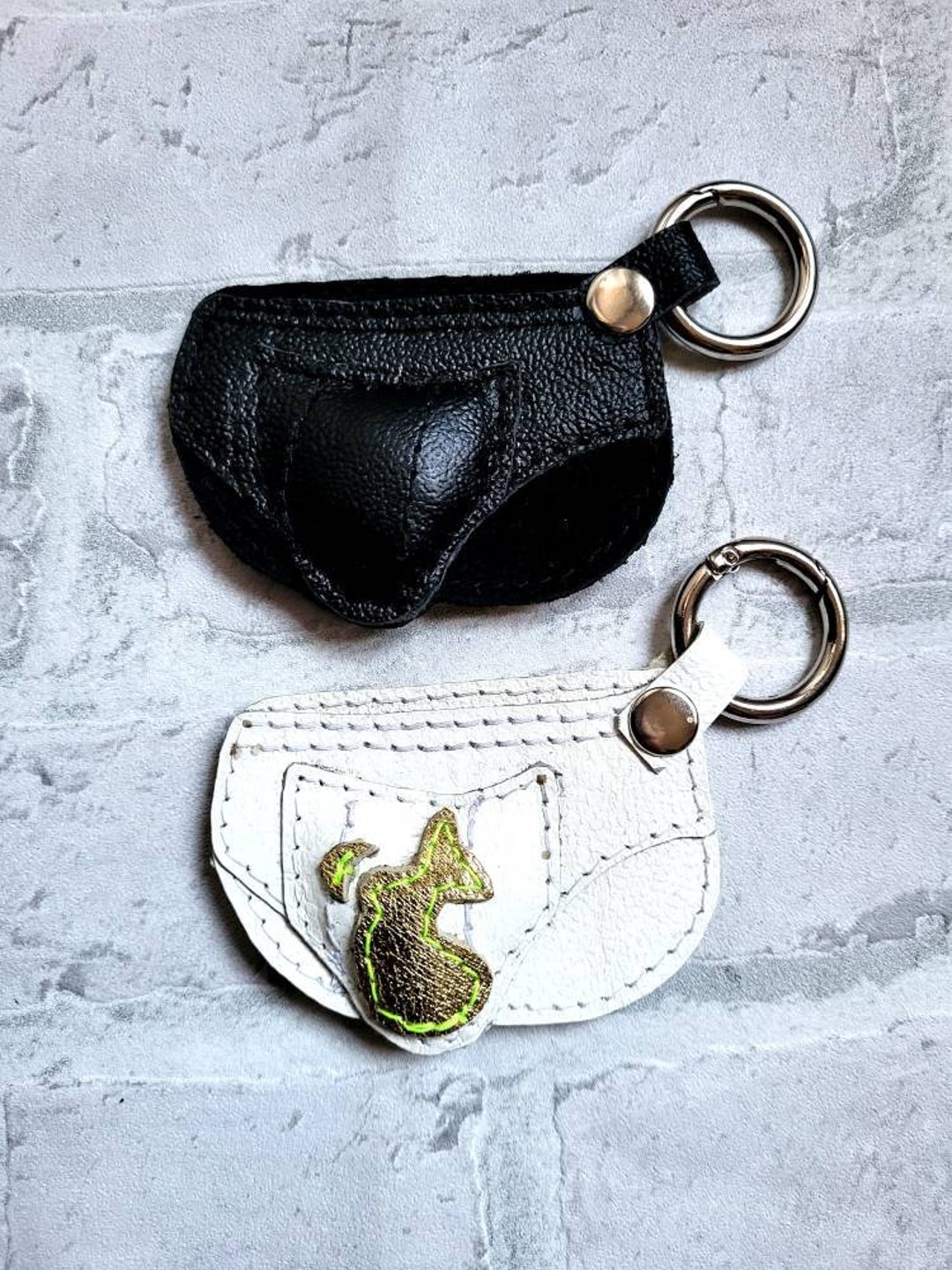LIMITED EDITION Keychain Leather "dickprint & Dirty Pants" - Etsy