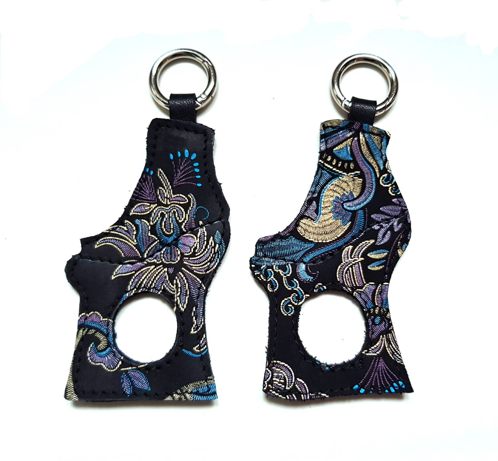 Leather Keyholder Geisha - Etsy