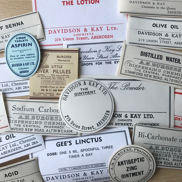 Medicine Labels - Etsy UK