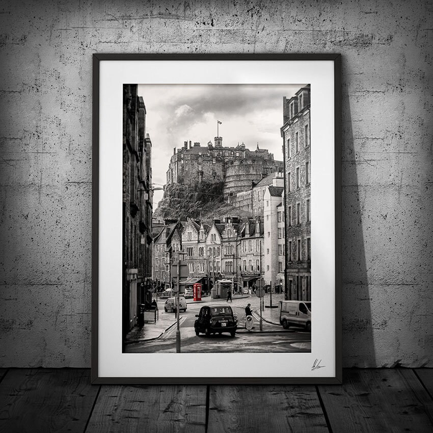 Edinburgh Print Edinburgh Castle Print Scotland Gifts | Etsy UK