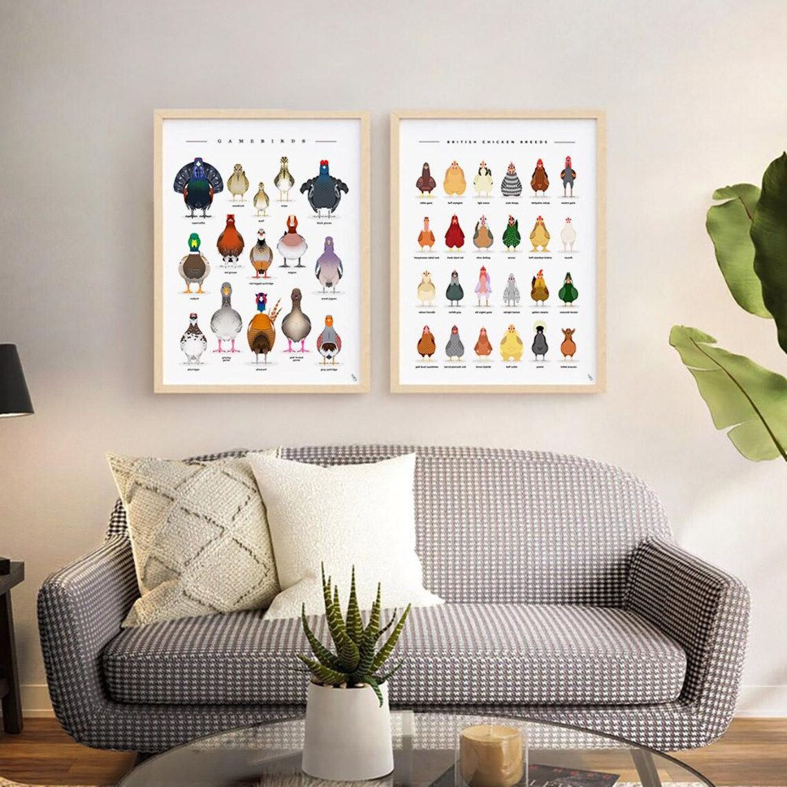 British Gamebirds Art Print - Game Birds Print - Gamebirds Poster ...