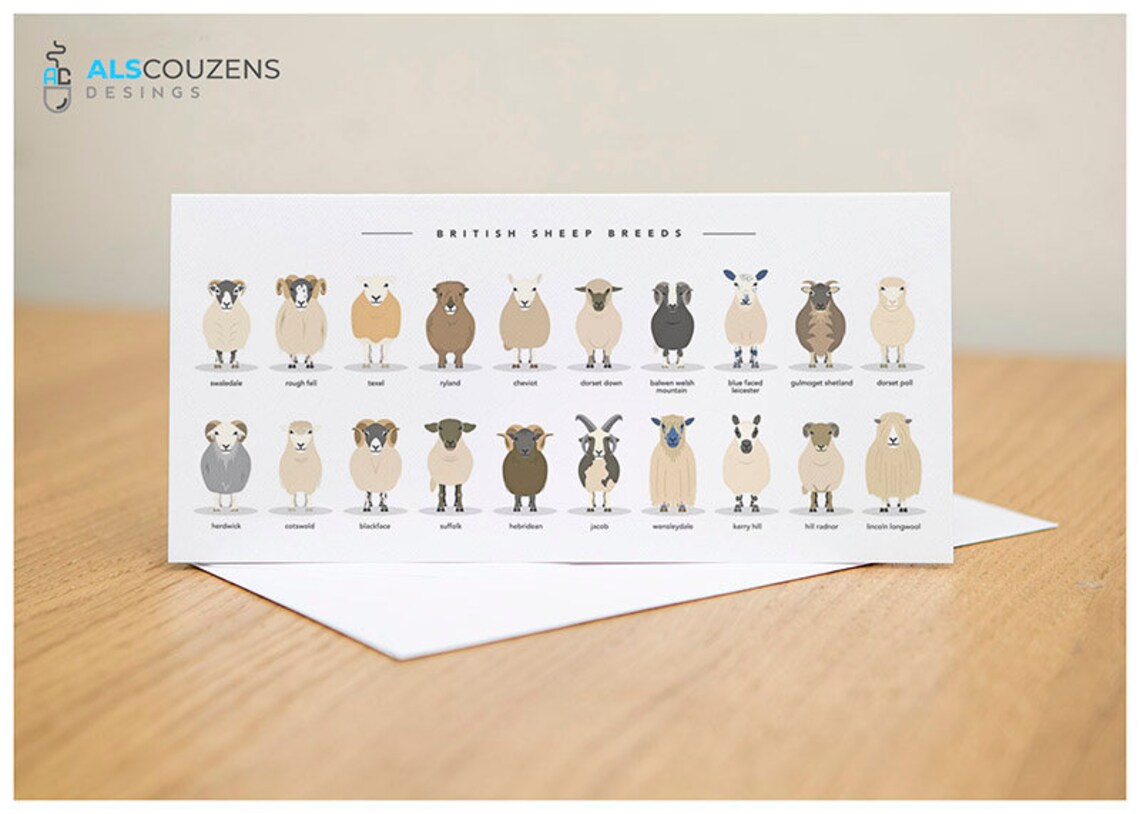 Farm Animal Greeting Cards Pack of 5 Cards Farm Animal | Etsy UK