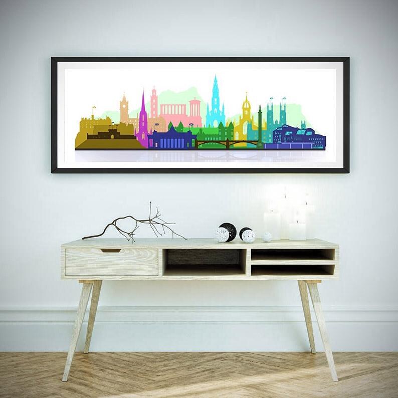 Edinburgh Print - Edinburgh Poster - Edinburgh Art - Scotland Print ...
