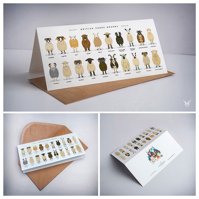 Farm Animal Greeting Cards Pack of 5 Cards Farm Animal - Etsy