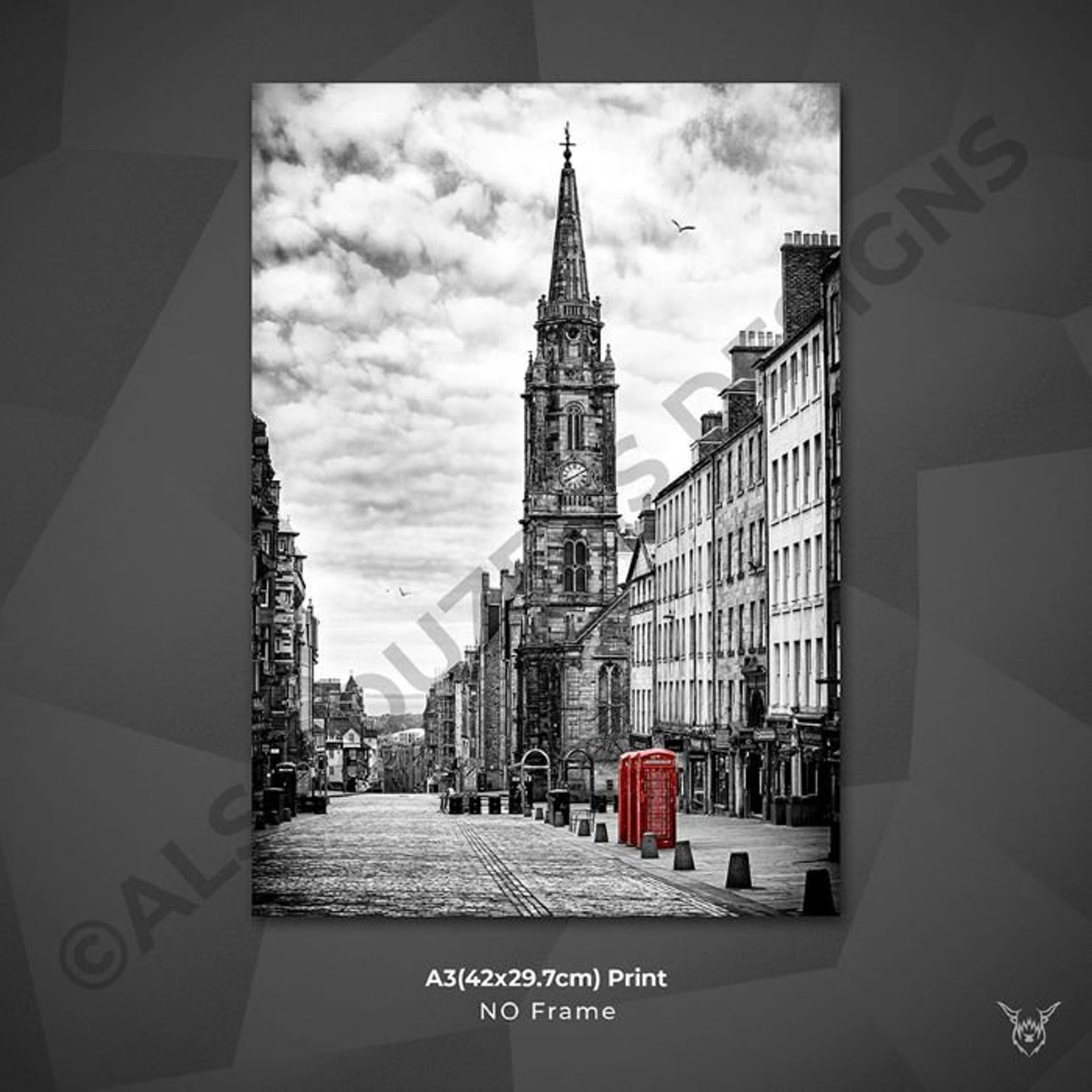 Edinburgh Black and White Photograph - Edinburgh Art Print - Edinburgh ...