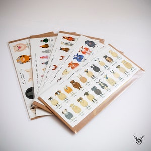 Farm Animal Greeting Cards Pack of 5 Cards Farm Animal Cards Cow Card ...