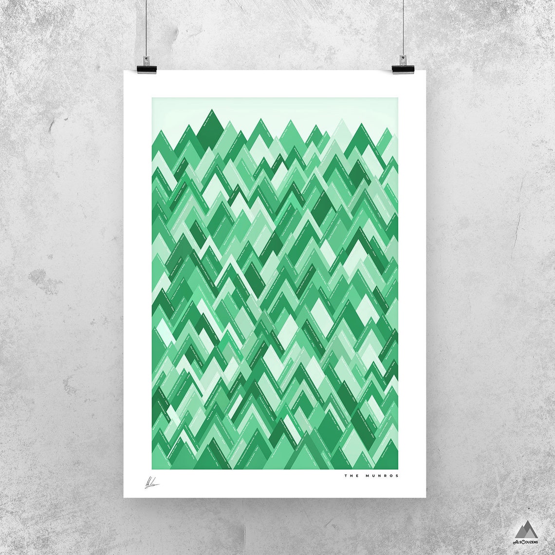 Munro Print - Hill Walking- Munro Bagging - Scotland - Scotland Travel ...