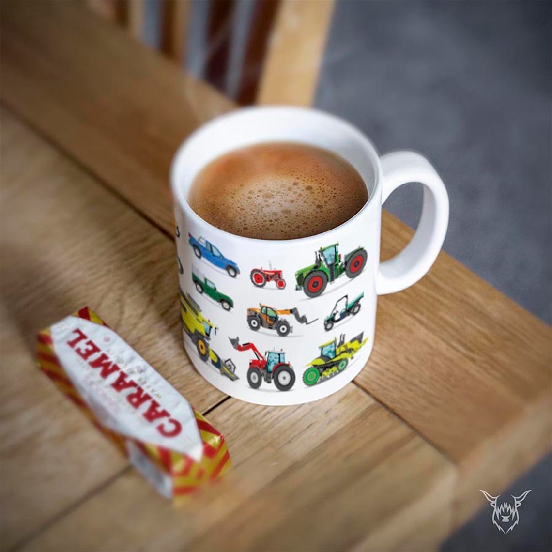 Farm Vehicles Mug - Tractor Mug - Farmer Mug - Tractors Coffee Cup ...