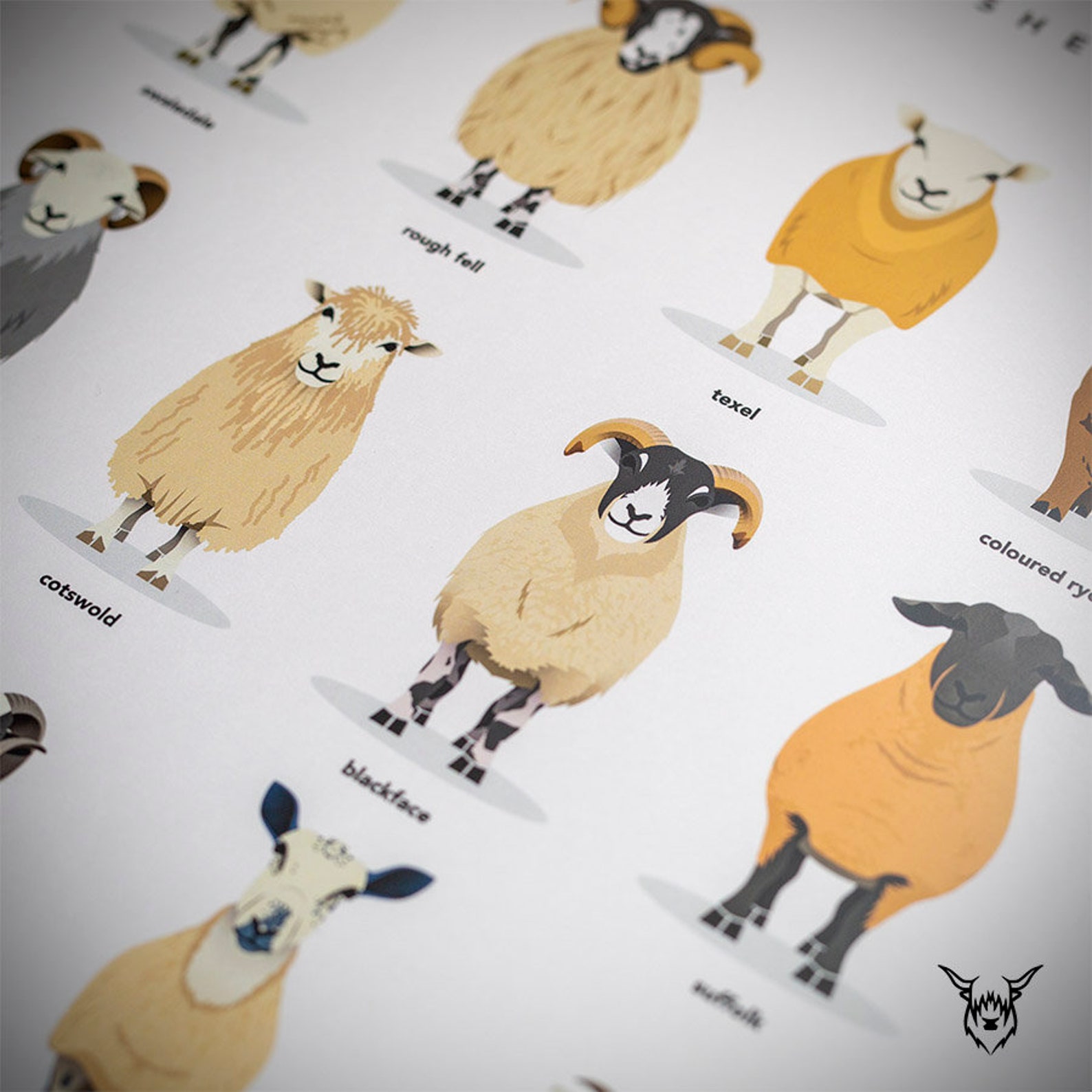 British Sheep Breeds Print Sheep Print Sheep Breeds Poster - Etsy