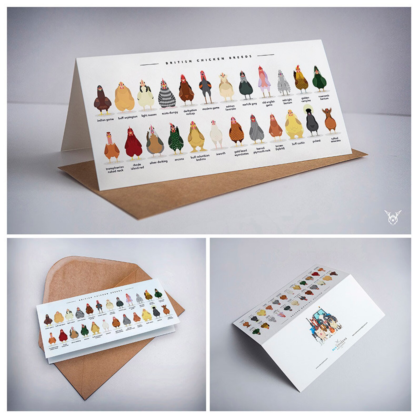 Farm Animal Greeting Cards Pack of 5 Cards Farm Animal - Etsy