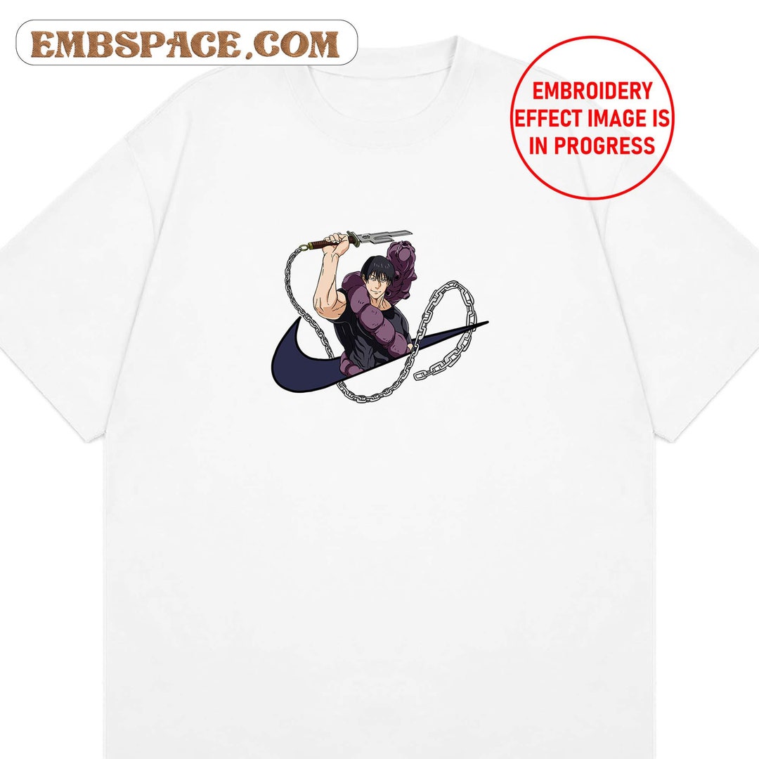 Fushiguro Toji Embroidery Sweatshirt, Jujutsu Kaisen Embroidery Shirt ...