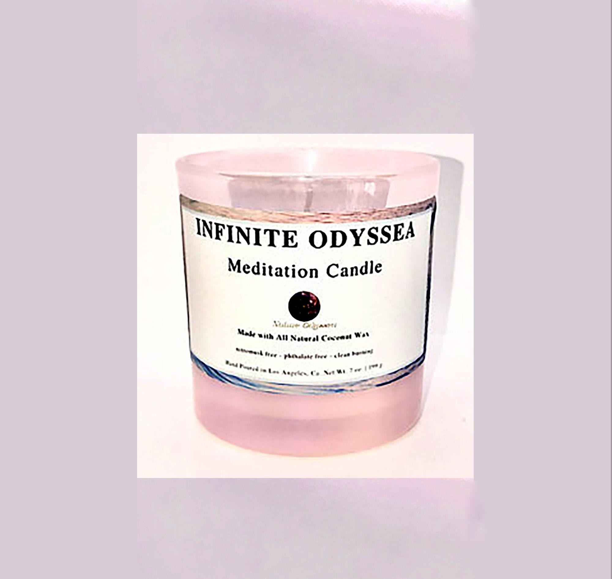 Infinite Odyssea Handmade Meditation Candle Coconut & Soy Wax - Etsy ...