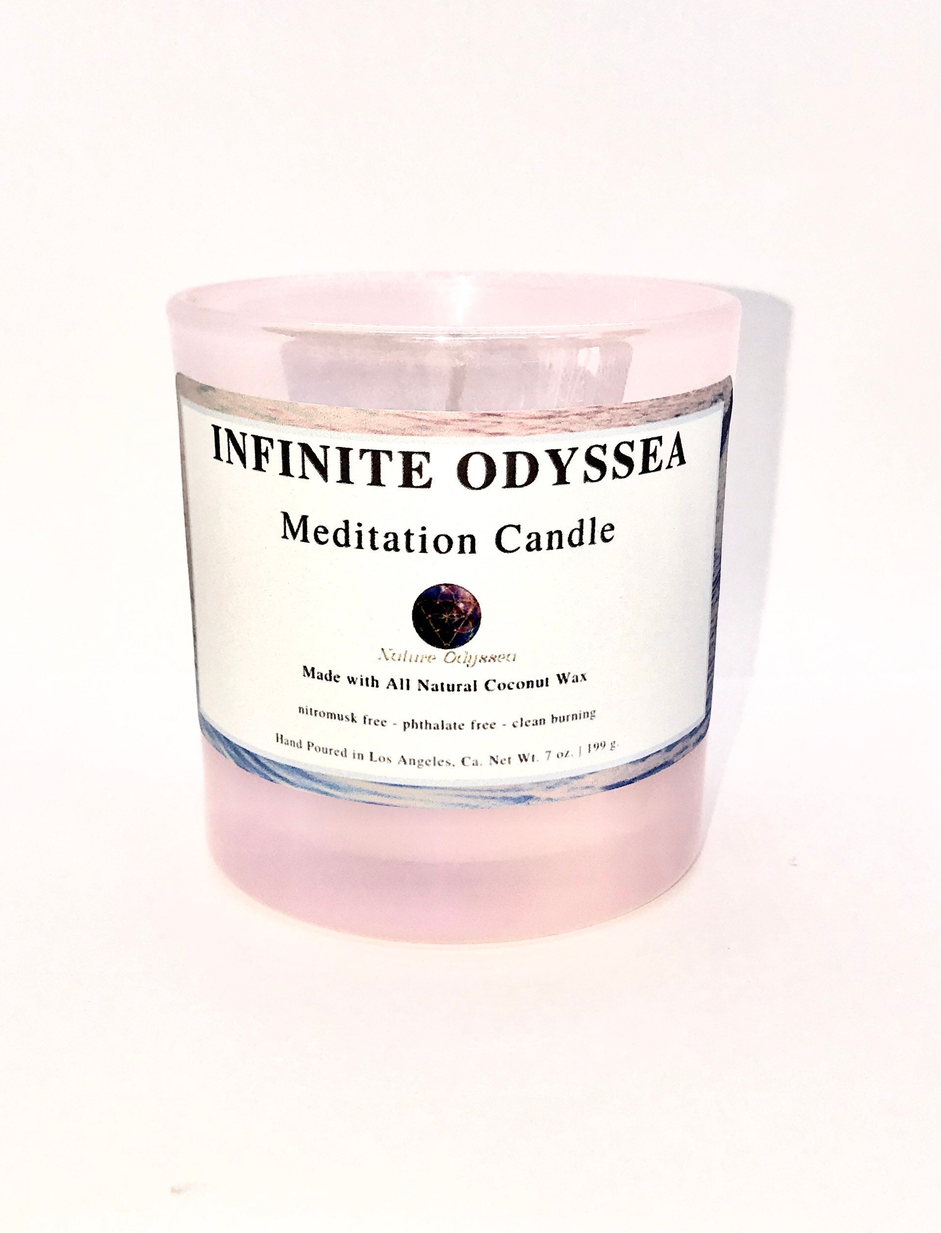 Infinite Odyssea Handmade Meditation Candle Coconut & Soy Wax - Etsy ...