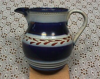 Flow blue pitcher | Etsy