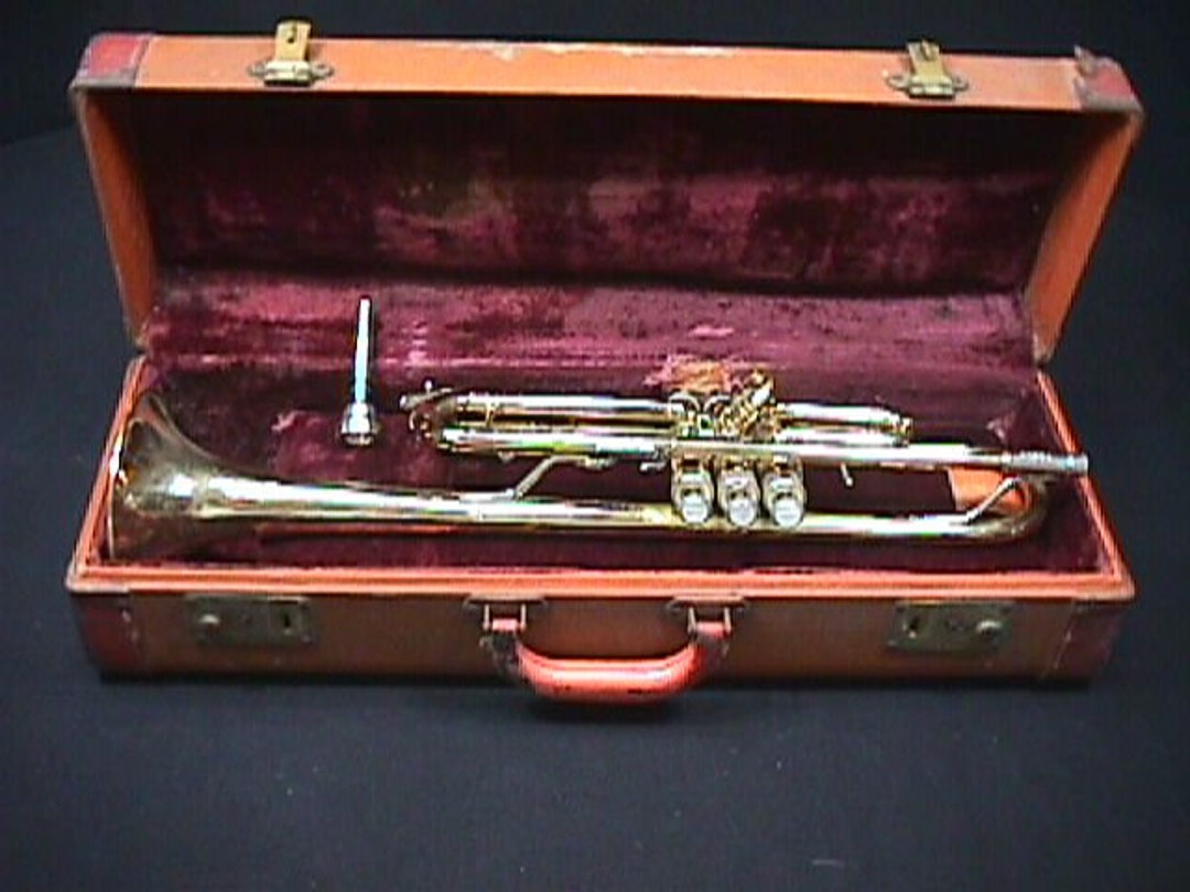 A Bach Model TR 300 Bb Trumpet in a Hard Case & Ready to Play 12 T - Etsy