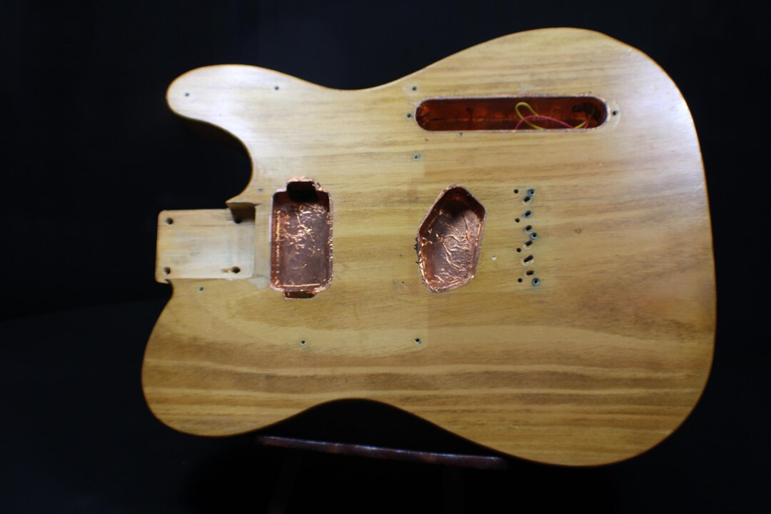 A Vintage Hand Made Fender Telecaster ? Type Solid Wood Guitar Body ...