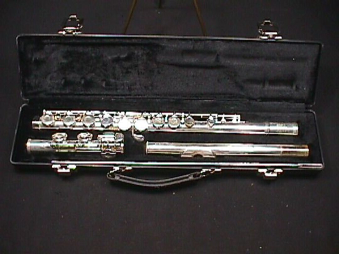 A Gemeinhardt Model GFL 400 Silver Platted Flute in It's Original Case ...