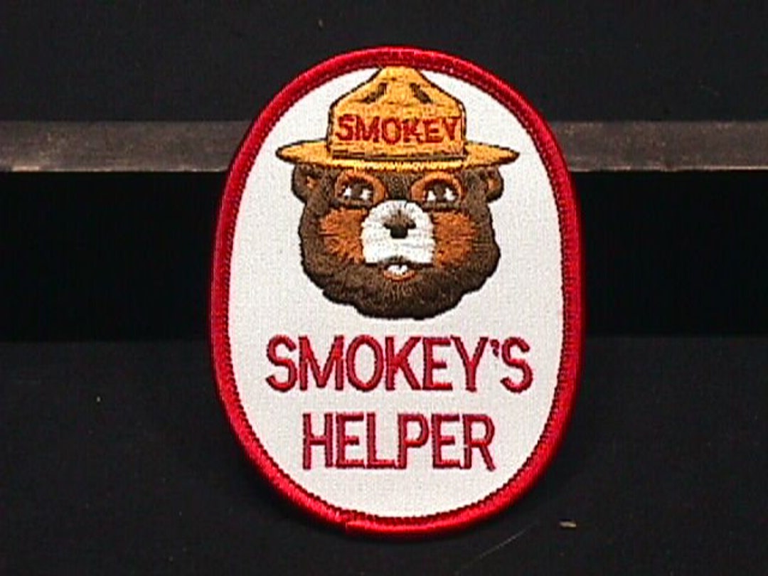 A Vintage Embroidered New Old Stock Smokey's Helper Patch - Etsy
