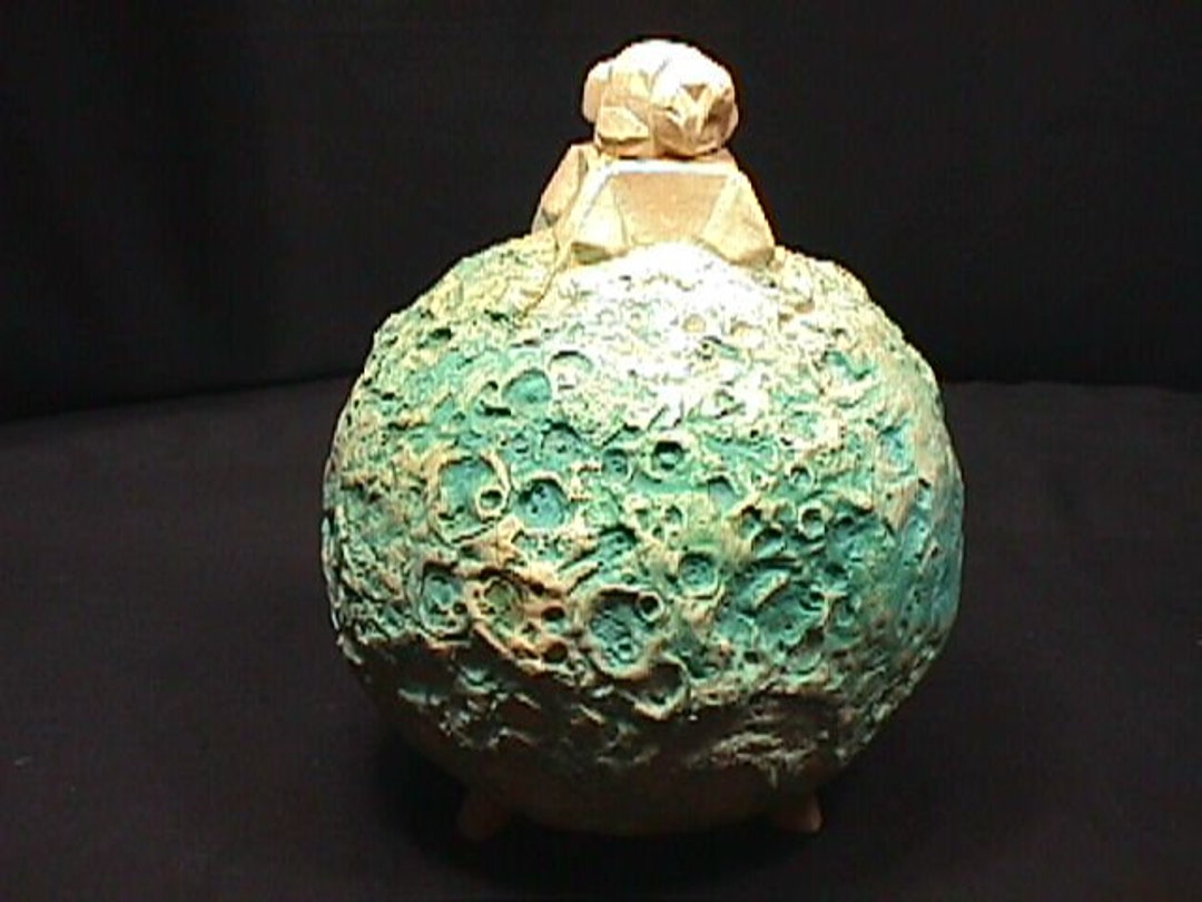 A Vintage Hard Rubber Type Moon Surface Coin Bank As-is - Etsy