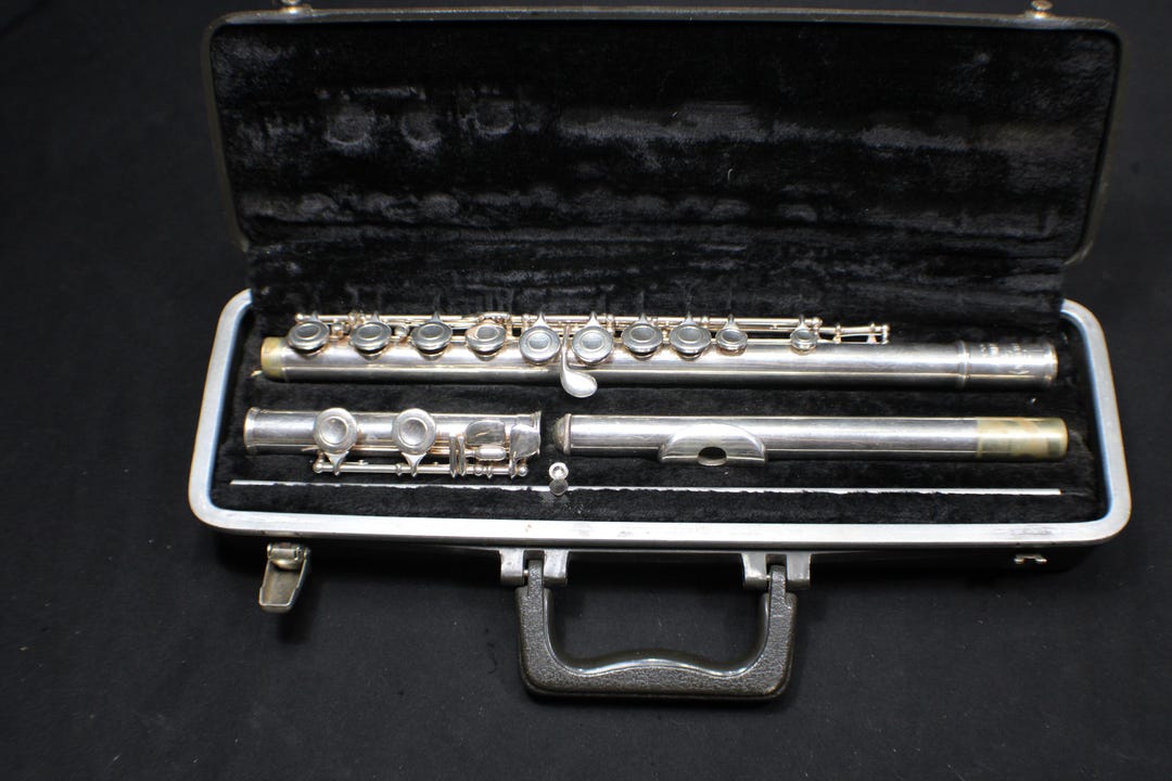 A Selmer Made Bundy Silver Plated Flute in It's Original Case & Ready ...