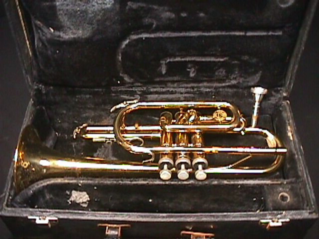 A Holton Model 602 R Bb Cornet in a Hard Case & Ready to Play 19 T - Etsy