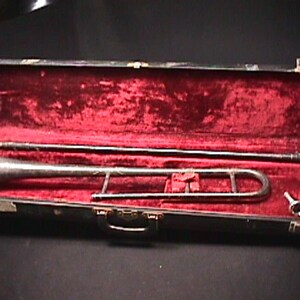 A Vintage Jazz Style Indiana Slide Trombone in a Hard Case & Ready to ...