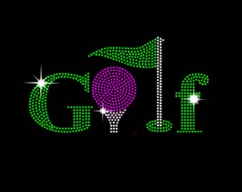 Bling Golf Shirt | Etsy