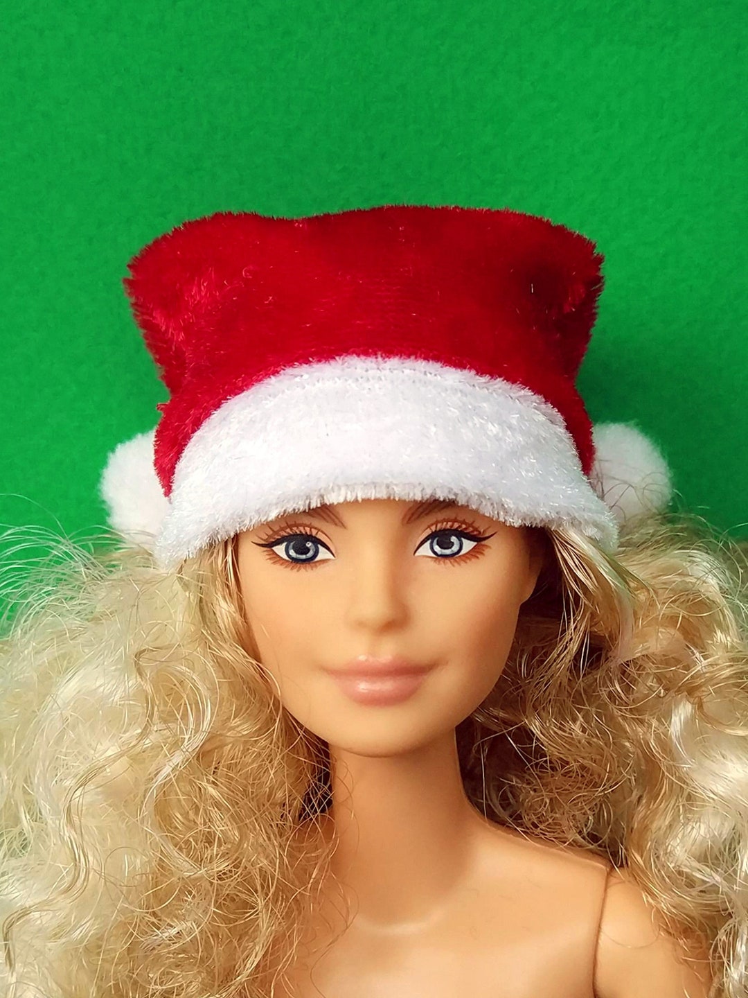 Doll Clothes Pom Pom Christmas Hat Dolls Winter Wear Etsy