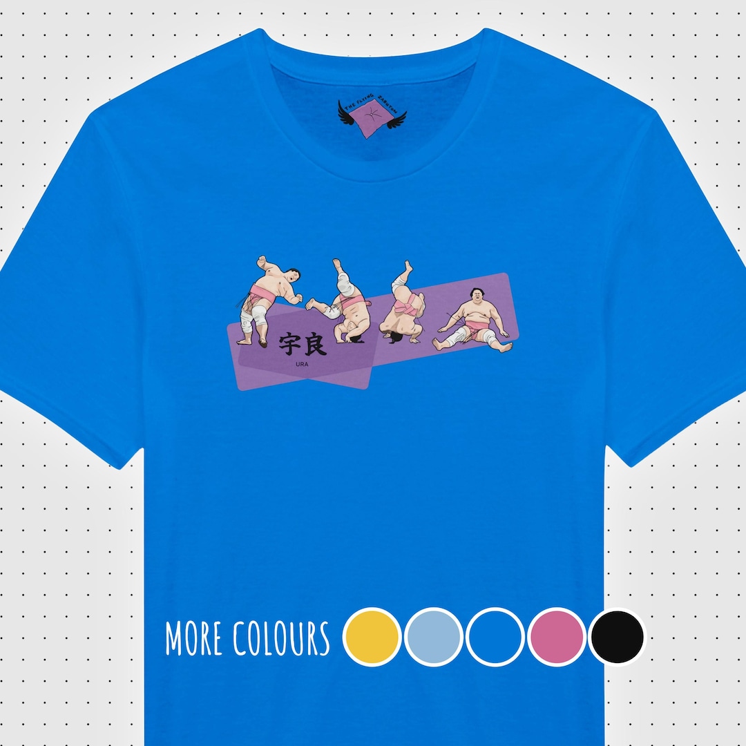 Ura - Sumo Fan Unisex Short Sleeve Printed Cotton Softstyle T-shirt - Etsy