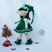 Doll Elf Girl. Elf Pattern. Knitting Pattern. Knitted Round. - Etsy