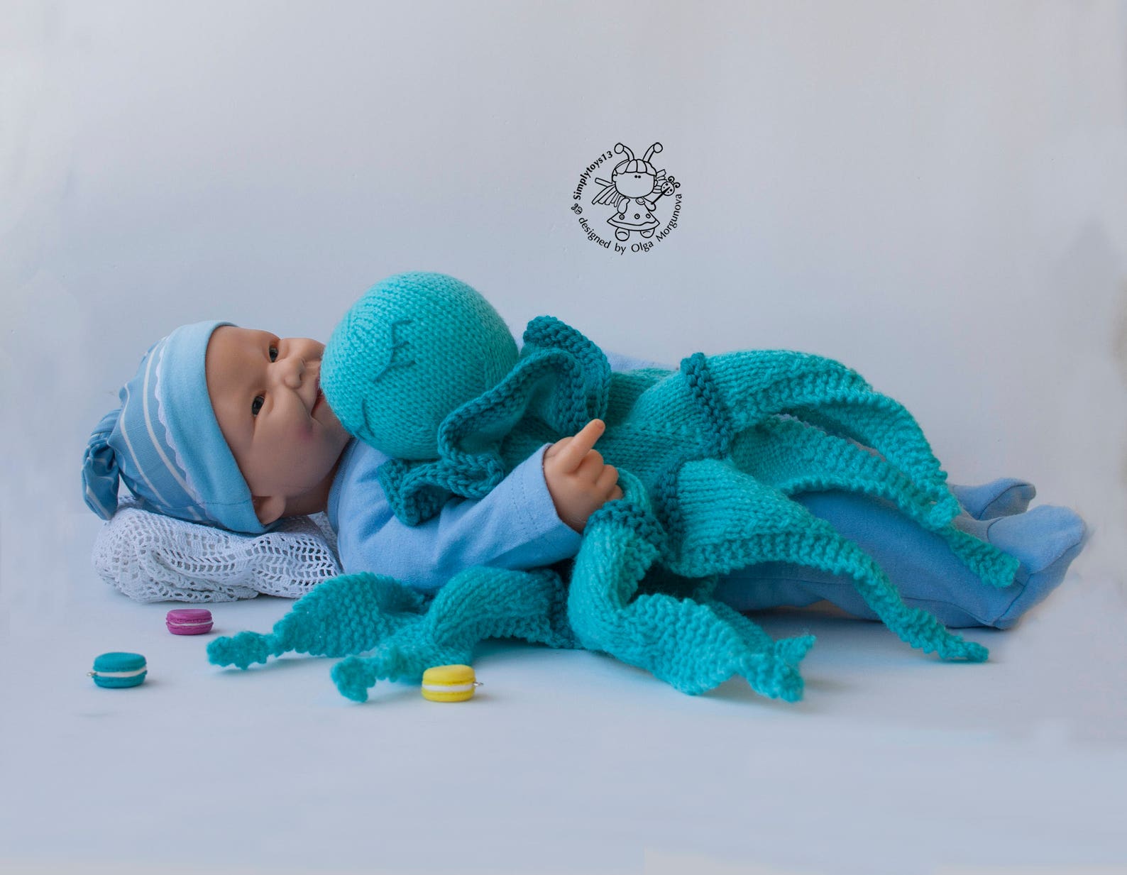Octopus Toy Baby Lace Blanket. Amigurumi Octopus. PDF Instant Download ...