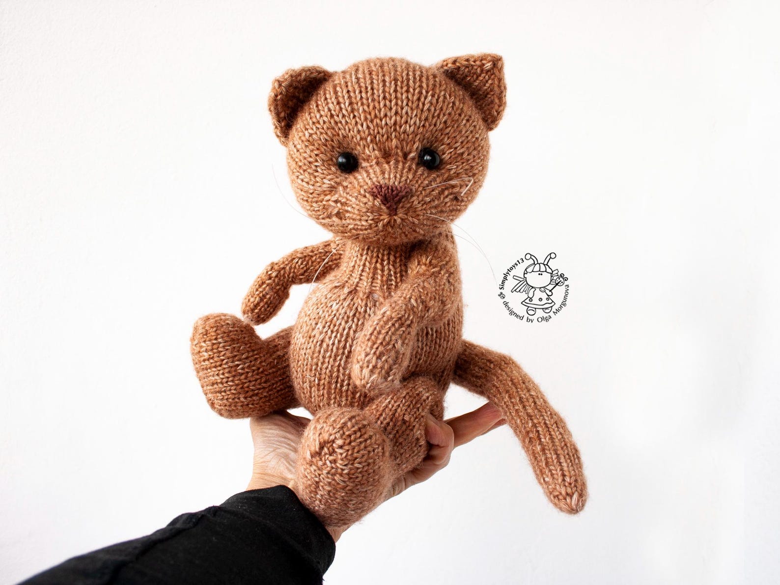 Kitty Milksi Knitting Amigurumi Pattern: Funny Knitted Round Without ...