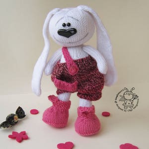 Bunny Tilda Boy. Knitting Pattern Knitted Round. Amigurumi | Etsy