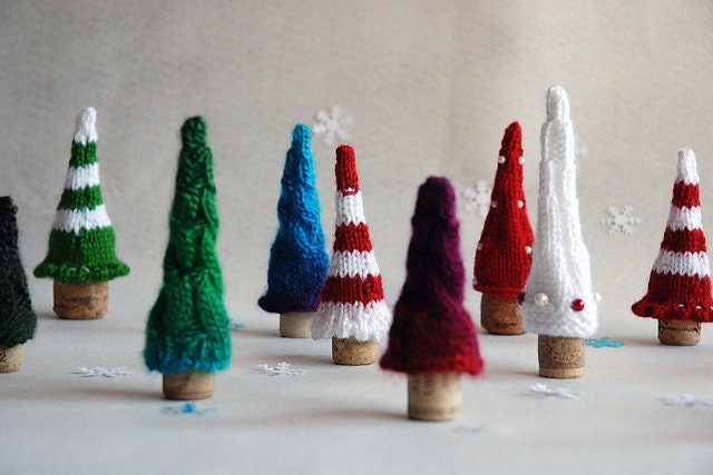 Knitted Round Christmas Tree Patterns: Fairy Forest Xmas Decor (PDF ...