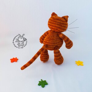 Tiger Cub Knitting Pattern Knitted Round. Amigurumi Tiger. | Etsy