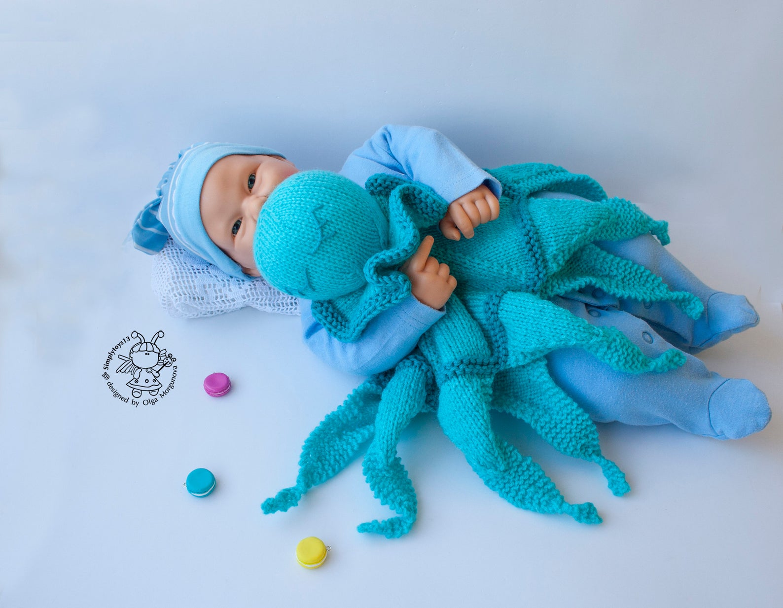 Octopus Toy Baby Lace Blanket. Amigurumi Octopus. PDF Instant Download ...