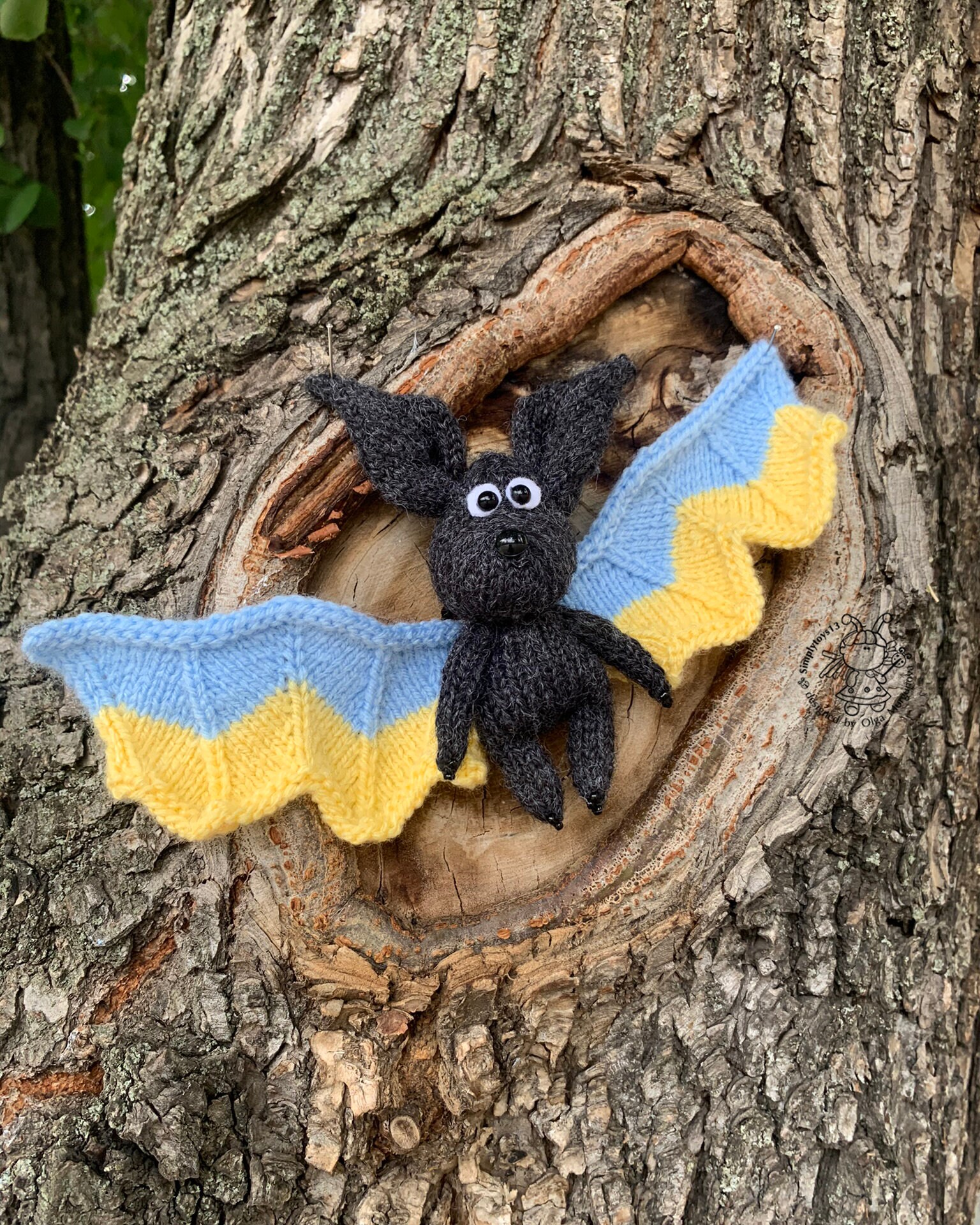 Mini Cute Bat Knitting Flat. Amigurumi Bat. Instant Download. - Etsy