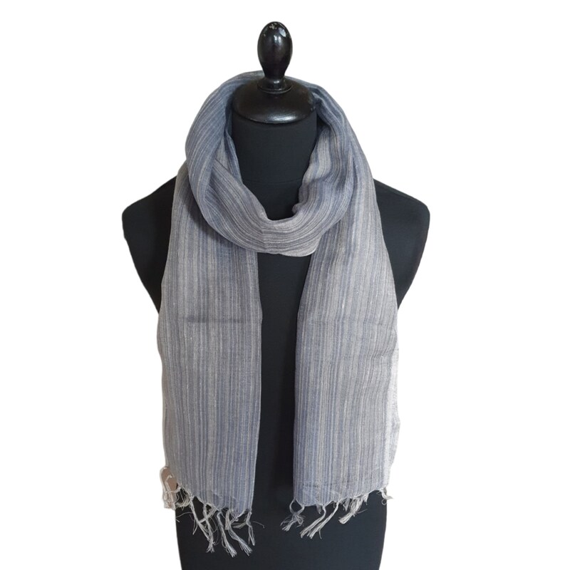 Grey Scarf - Etsy