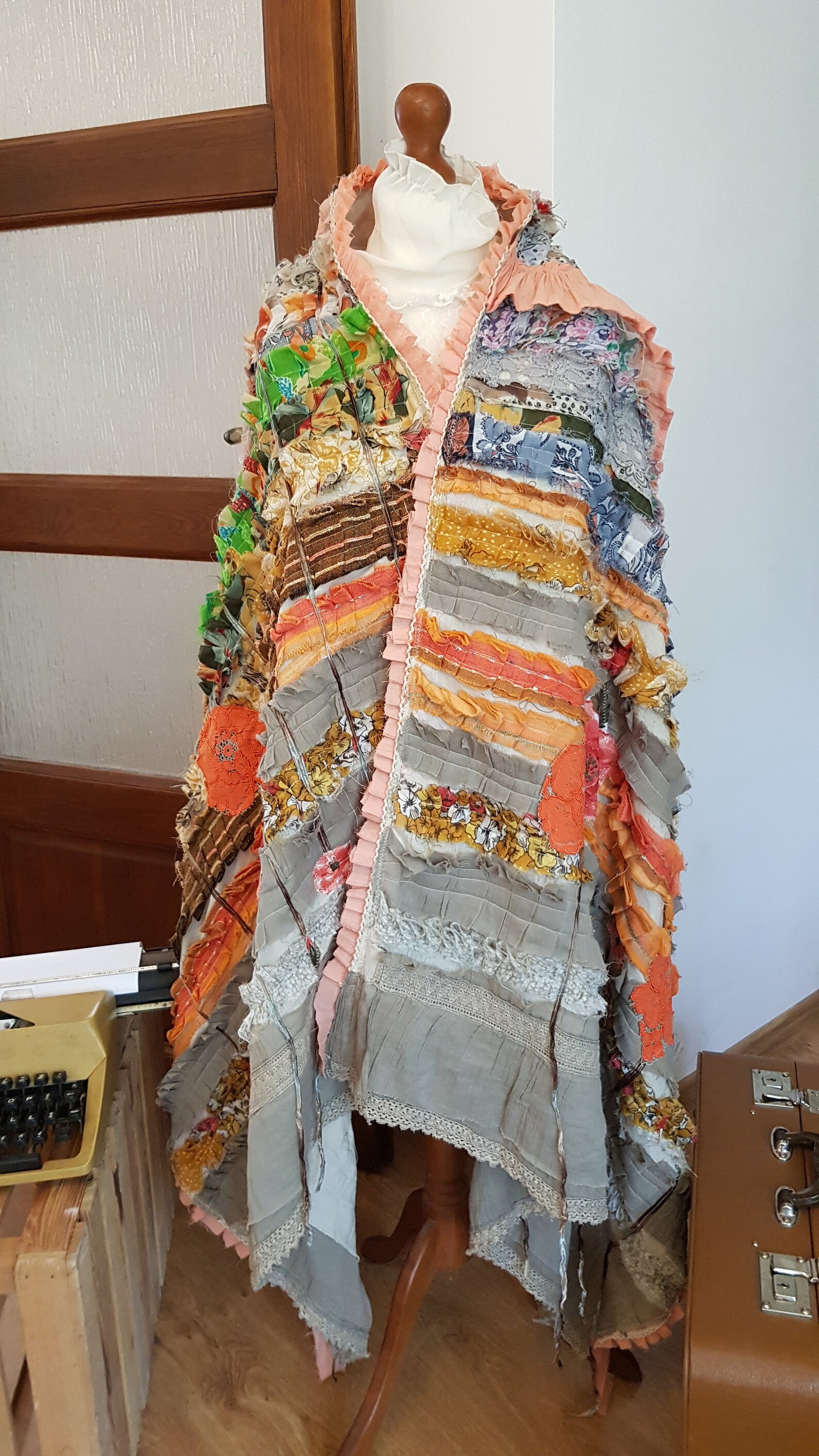 Scarf Wearable Art Scarf Gypsy Bohemian Fairy Scarf Shabby - Etsy