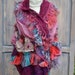 Scarf Wearable Art Scarf Gypsy Bohemian Fairy Scarf Shabby Chic Vintage ...