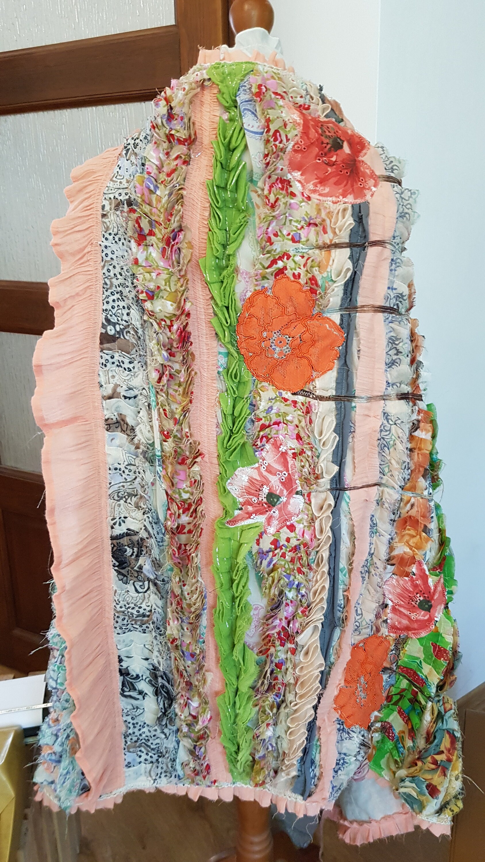 Scarf Wearable Art Scarf Gypsy Bohemian Fairy Scarf Shabby - Etsy