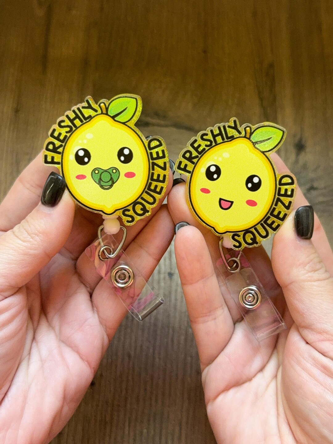 Freshly Squeezed Lemon Baby Labor & Delivery Badge Reel | Acrylic Badge ...